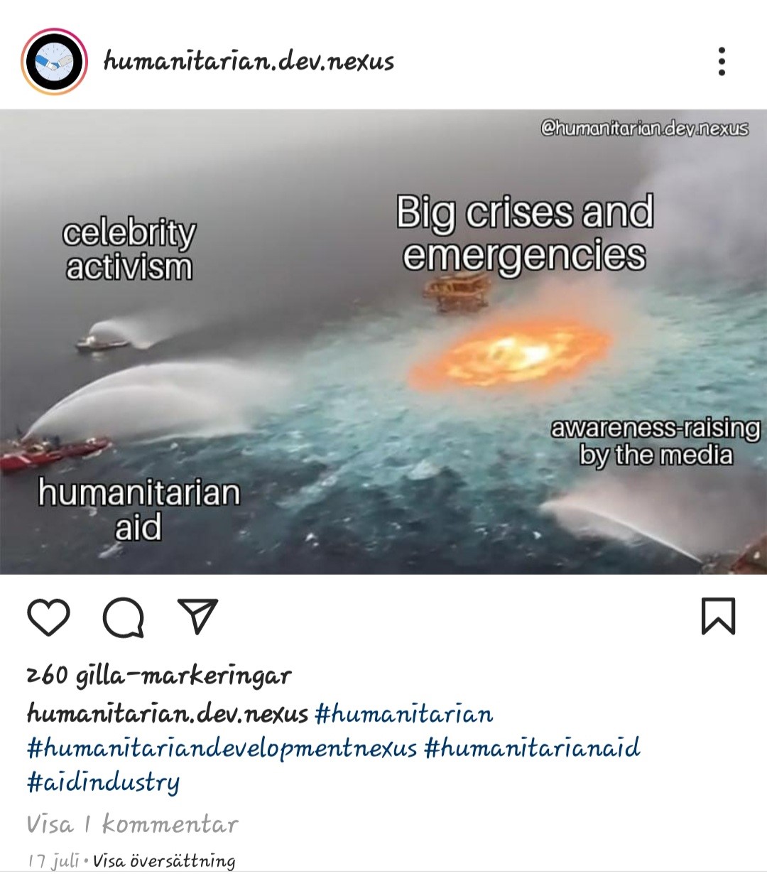 Aid Workers in the Spotlight, Part II: The Satirical Meme of the ...
